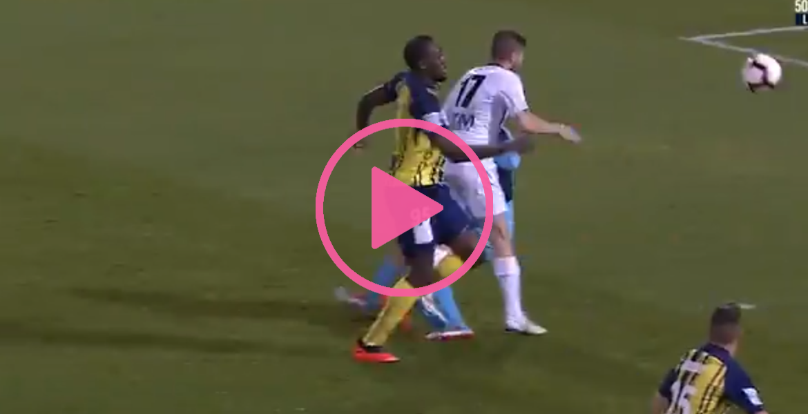 El medallista olímpico Usain Bolt se estrena como futbolista con doblete | Noticias | Diario de ...